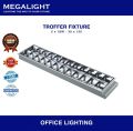 Megalight 2x 18w Troffer Fixture Louver Housing Lightning Office ...