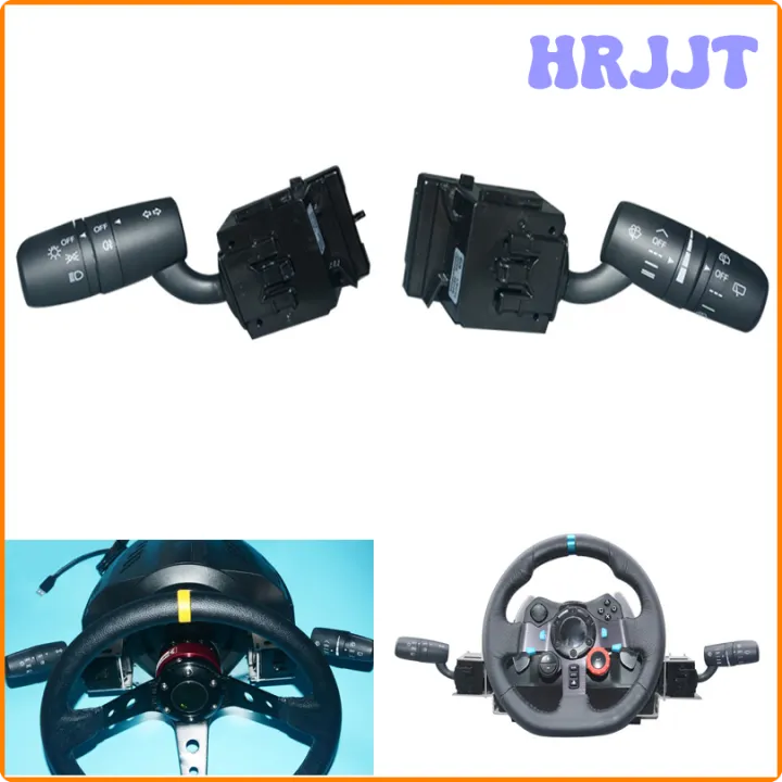 HRJJT Racing Simulator Steering Wheel Turn Signal Wiper For Logitech ...