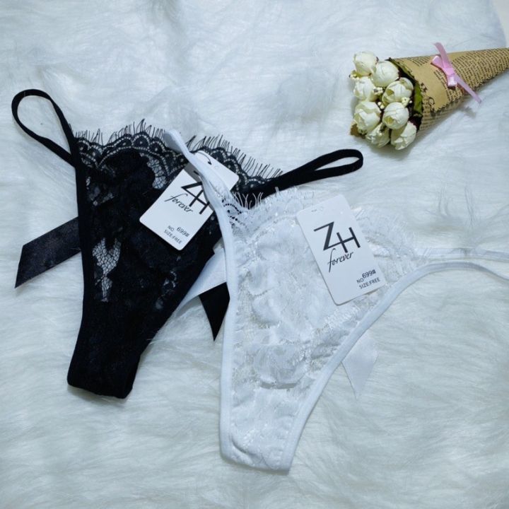 กางเกงชั้นในลูกไม้จีสตริงเซ็กซี่G-String🔥ZH.699 | Lazada.co.th