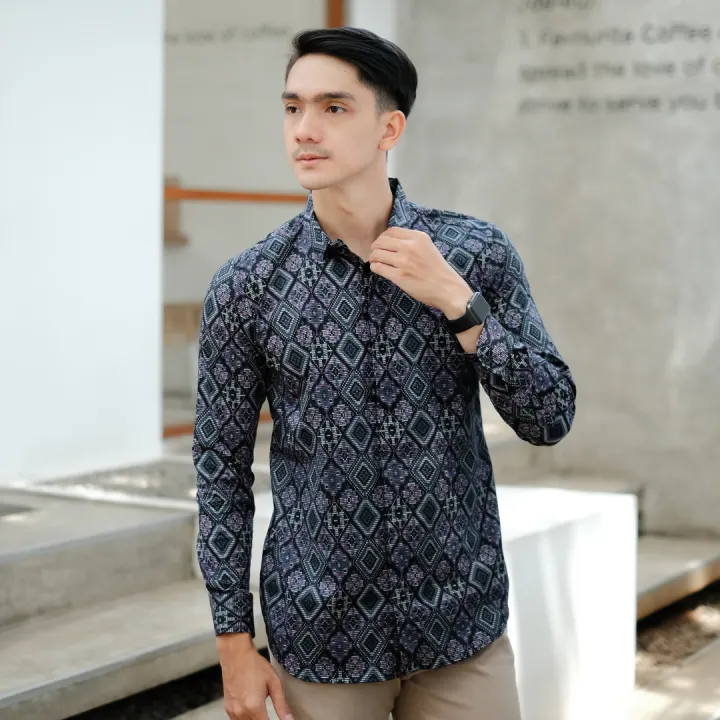 New Batik Diamond Black Lengan Panjang By Tokonami I New Batik Diamond ...