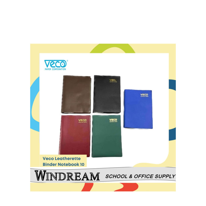 Veco Leatherette String Binder 10 Division (16 lvs/division x ...