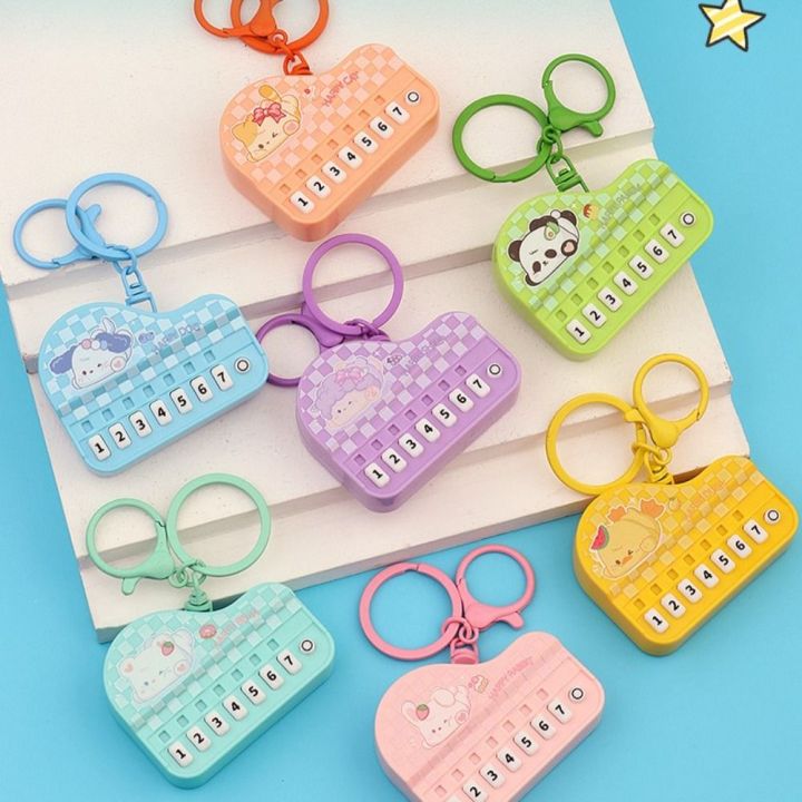 VBBN เอบีเอสเอบีเอส จี้อวัยวะอิเล็กทรอนิกส์ พวงกุญแจแบบโต้ตอบ เปียโน ...