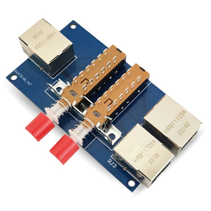 1Set Network Port Switcher Broadband 2-In-1-Out Network Port Splitter ...