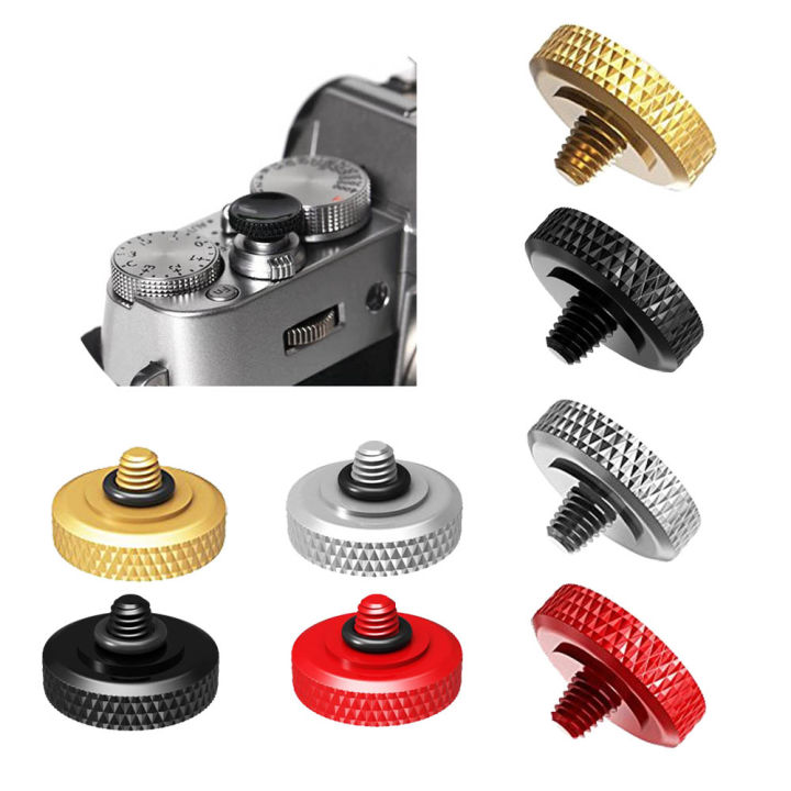 Brass Concave Shutter Release Button Rubber Ring for Fujifilm X-T4 XT4 ...