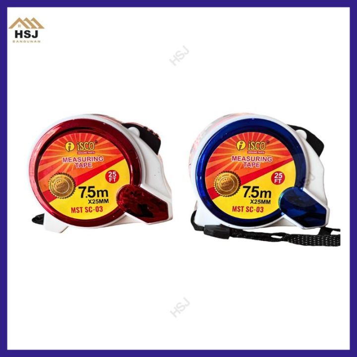 Meteran Auto Stop Putih 7.5 Meter M Double Lock Meteran Bagus Kokoh ...