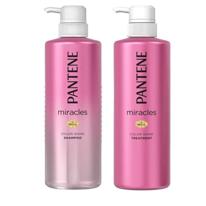 Pantene Miracles Shine Color Shampoo & Treatment Set (480ml) Exp 2025 ...