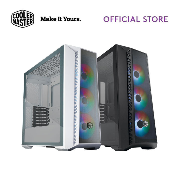 Cooler Master Chassis MasterBox 520 Mesh ARGB ATX Mid Tower Gaming ...