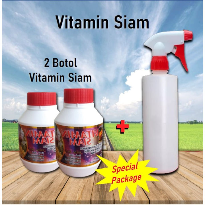 BAJA VITAMIN SIAM PURE ORGANIK Vitamin Siam Baja Viral Dari Thailand(350ML, 500ML, 1L) | Lazada
