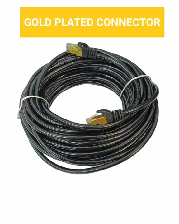 5M 10M 15M 20M Cat6 Ethernet RJ45 cable LAN Internet Cable | Lazada PH