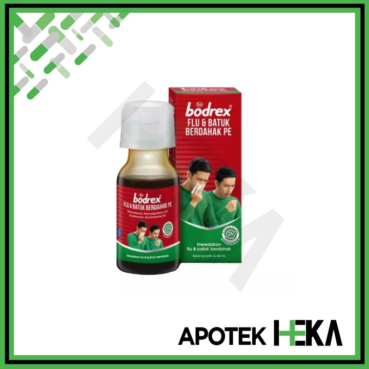 Bodrex Flu dan Batuk Berdahak PE Syrup 60 ml | Lazada Indonesia