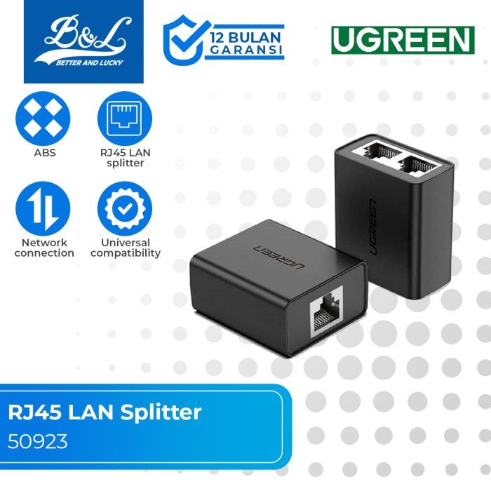 UGREEN 2pcs RJ45 LAN Ethernet Splitter Adapter 50923 | Lazada Indonesia