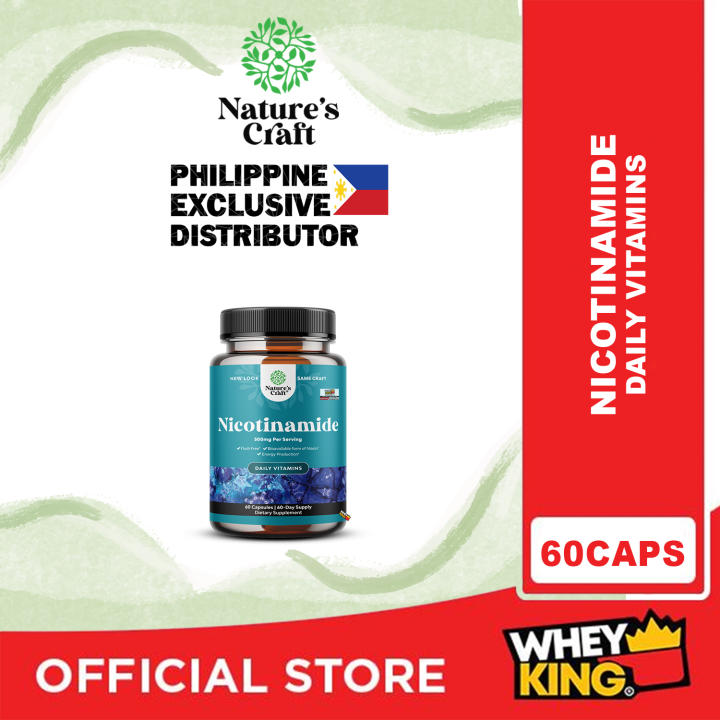 Natures Craft Nicotinamide - 60 Capsules [ExpDate: 05/2024] Mind ...