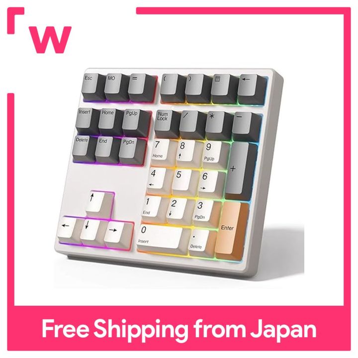 BRIMFORD Numeric Keyboard Mechanical Keyboard Macro Keyboard QMK/VIA Compatible Keymap ...
