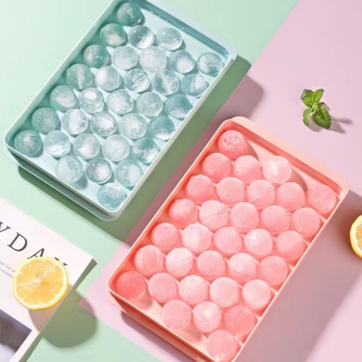 Round Ice Cube Whiskey Ice Cube Molder, Cube Maker Ball Mold Ice Mold ...