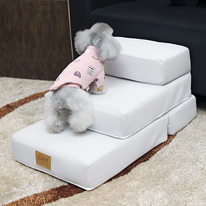 Pet small Teddy, bed bedside cat climbing ladder, dog stairs ...