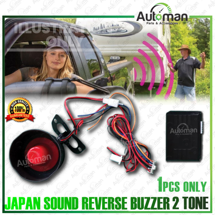 Universal Japan Sound Reverse Buzzer 2 Tone Safety Reverse Parking | Lazada