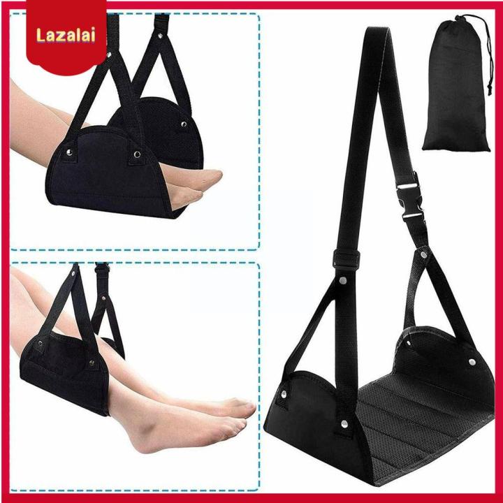 LAZALAI Adjustable Travel Airplane Memory Foam Furniture Hanging Foot ...