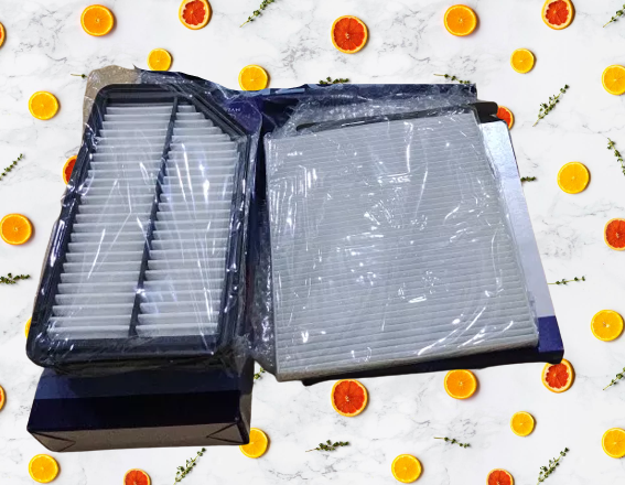 Pair Air filter cabin and engine for Hyundai Accent 2012 - 2018 bundle ...
