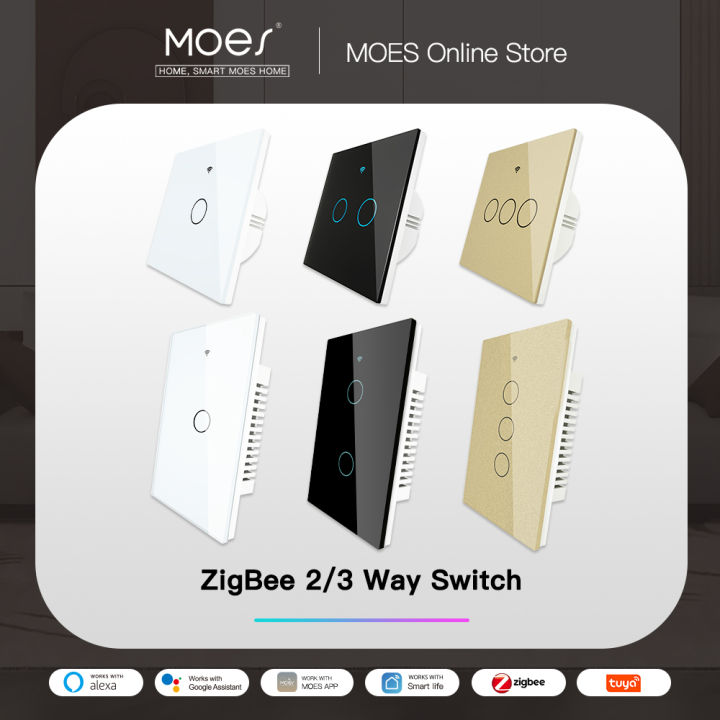 ZigBee Wall Touch Smart Light Switch With Neutral/No Neutral ,No ...