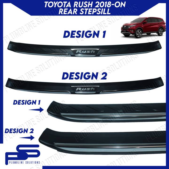 Rear Stepsill for Toyota Rush G E 2018 2019 2020 2021 2022 2023 Rear ...