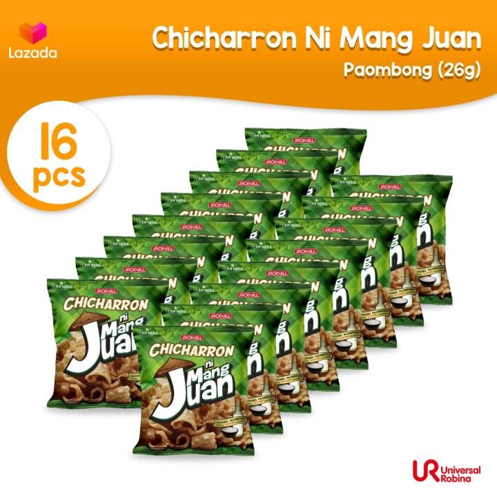 [BUNDLE OF 16] Chicharron Ni Mang Juan Paombong 26G | Lazada PH