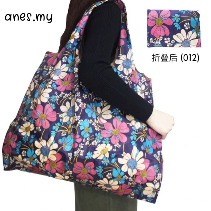 Thick Large Foldable Recycle Bag Tote Bag Polyester Washable Recycle ...