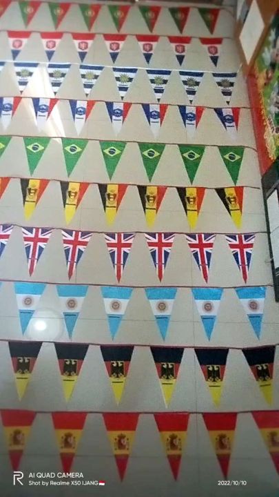 BENDERA RENTENG PIALA DUNIA 5 METER | Lazada Indonesia