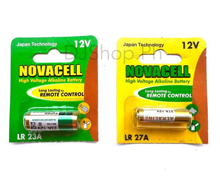 NOVACELL 23A 27A 12V Alkaline 23-A replacement battery FOR REMOTE ...