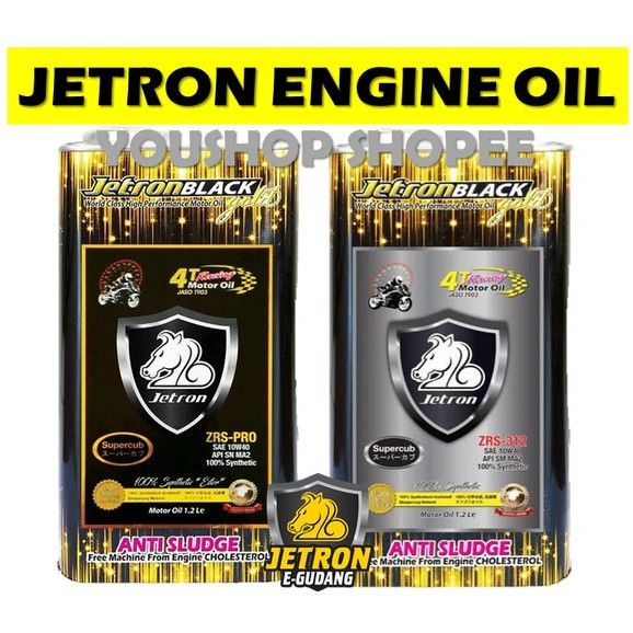 JETRON 1.2 LITER 4T ZRS-PRO / ZRS-312 FULLY SYNTHETIC ESTER/ FULLY ...