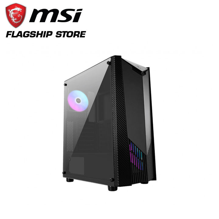 MSI Desktop Casing MAG Shield 110R (ATX | 2x120mm ARGB Fan) | Lazada