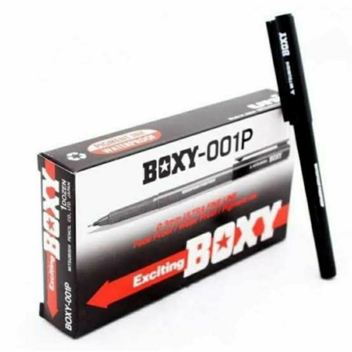 Pen Boxy UB-105 / pulpen Boxy Uniball UB 105 / pen uni-ball boxy ub105 ...