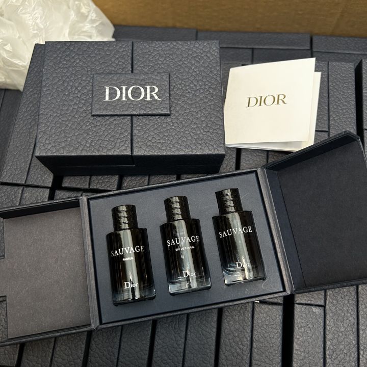 DIOR SAUVAGE SET PERFUME 10ml x 3 pcs | Lazada.co.th