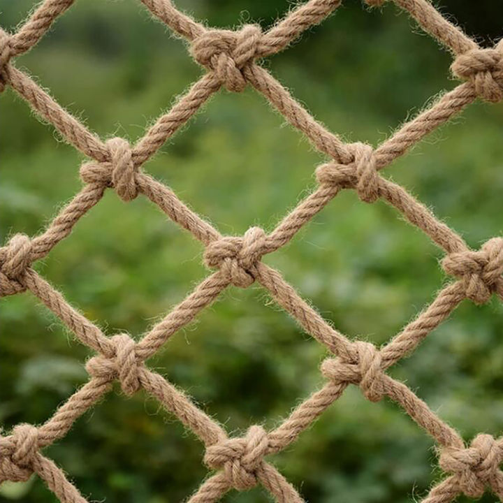 Rope grid decorative net ceiling bar wall partition safety net climbing ...