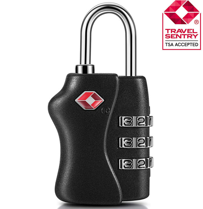 TSA Luggage Locks,3-Digit Combination Padlocks Number Code Locks for ...