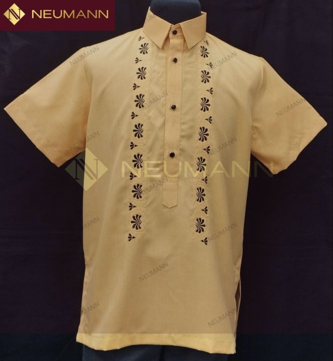 MENS POLO BARONG (C#98I) Mustard Yellow | Lazada PH