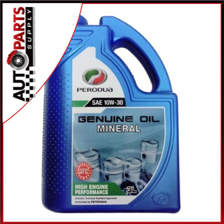 PERODUA Genuine 10W30 Engine Oil 3L | Lazada