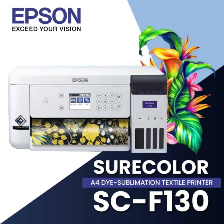 EPSON SureColor SC-F130 A4 Dye Sublimation Textile Printer Epson F130 A4 size DYE SUBLIMATION ...