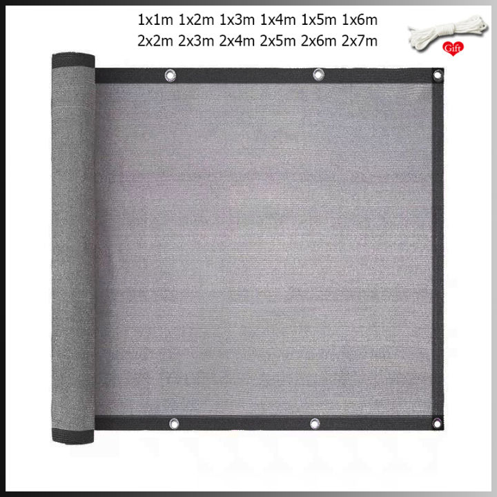 Grey Balcony Window Privacy Net Fence Shading Net Plant Sunshade Net ...
