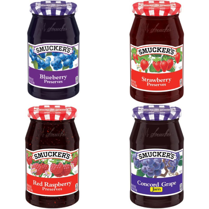Smucker’s Fruit Jam / Preserves 12oz Available in 4 Flavors (TFM ...