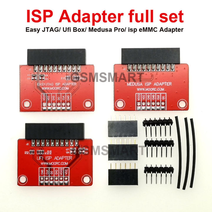 【Top-Rated Product】 MOORC EMMC ISP Adapter, UFS ISP K1, with Z3X EASY JTAG PLUS BOX ,UFI BOX ...