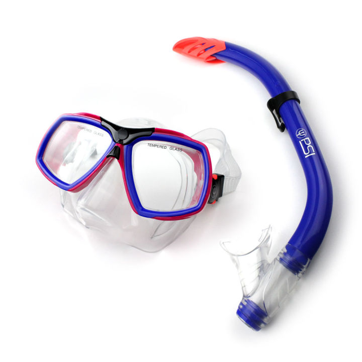 PSI Neptune DX Combo Snorkel ชุดหน้ากากและท่อหายใจ ดำน้ำตื้น | Lazada.co.th