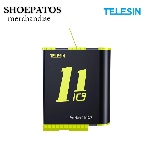 Telesin Battery for Gopro Hero 9 10 11 Action Camera Fully Decoded ...