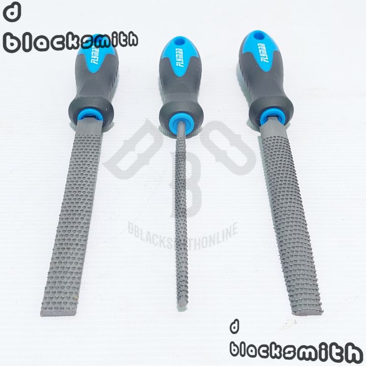 Original Flyman 3 Pcs. Steel Needle Files Set 6" Long (Kikil) Rough ...