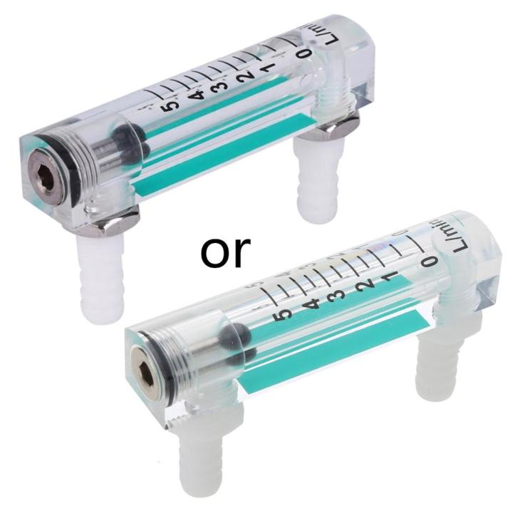 Air Flow Rate Gauge 1~5LPM Air Measuring Flowmeter Gas Flow Meter ...