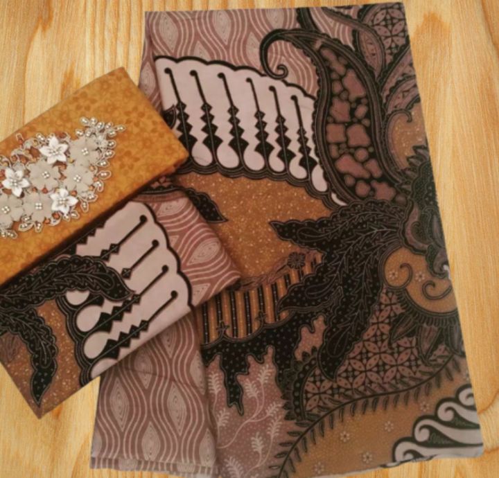 BIMA STORE 5758 - KAIN BATIK ASLI PEKALONGAN MOTIF REOG COKLAT - KAIN ...