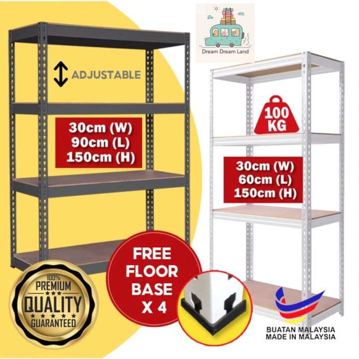 2 in 1 Boltless Rack Shelving Full Metal Rack Heavy Duty Shelf DIY ...