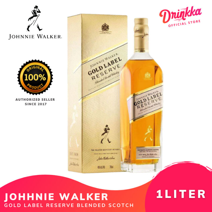 Johnnie Walker Gold Label Reserve Blended Scotch Whisky 1L | Lazada PH
