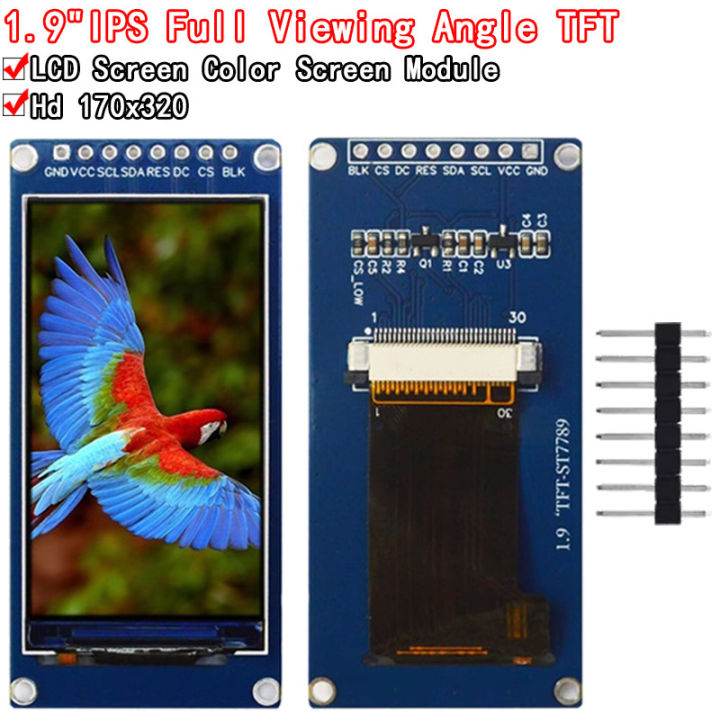 New 1.9 Inch IPS Full Angle TFT Display Screen LCD Screen Color Display ...