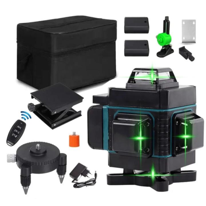 Infrared Laser Digital Display 16-Line Level - Green Beam Self-Leveling ...