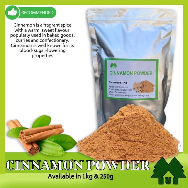Cinnamon Powder 1kg./250g per pack with already ZIPLOCK at the top ...